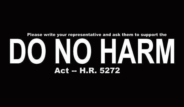 Do No Harm – Unite Us Do Not Divide Us